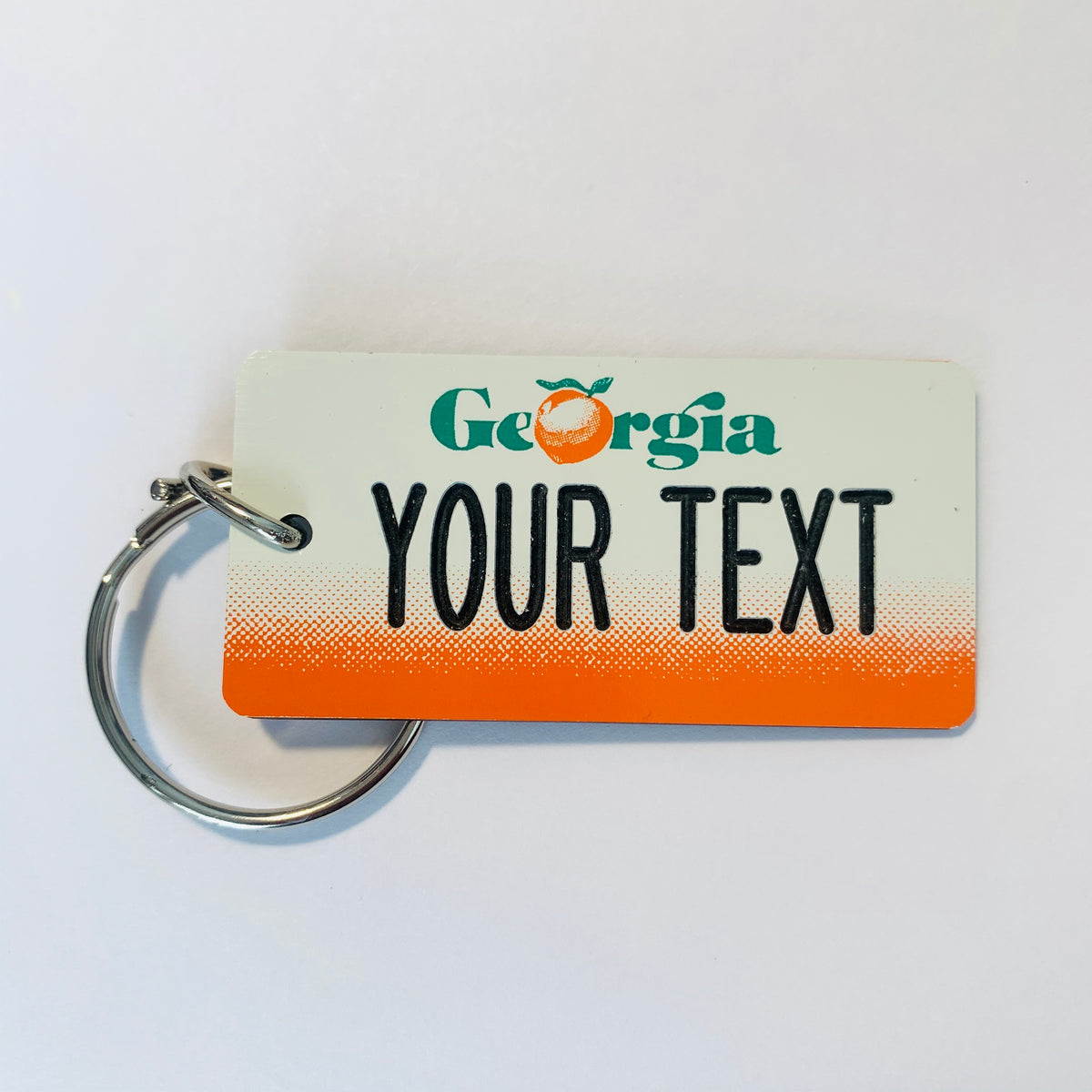 Georgia License Plate Keychain – Cars & Keychains