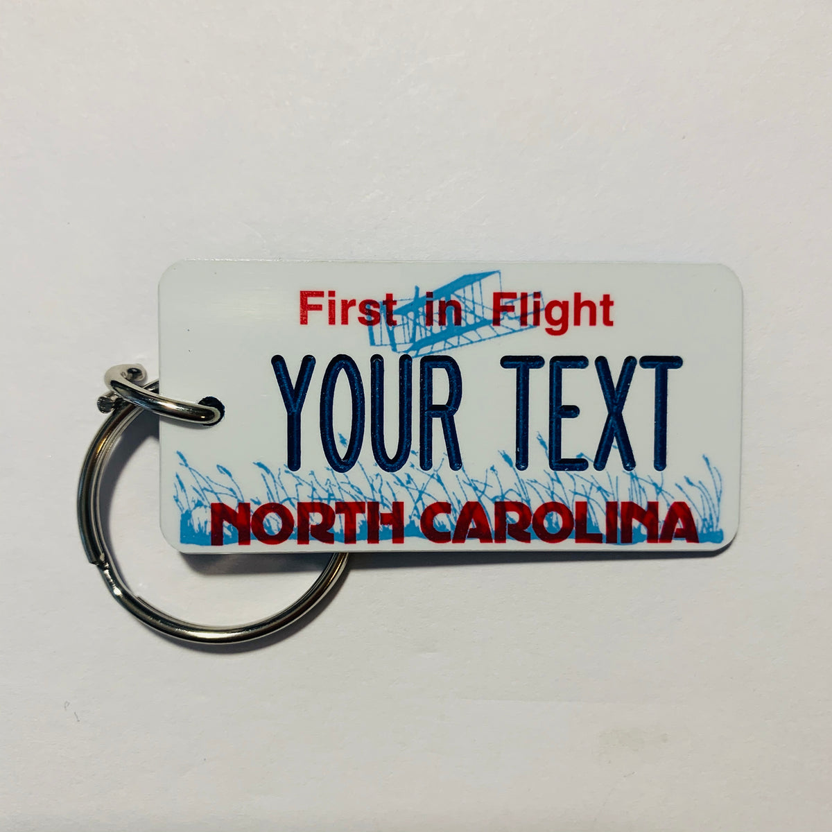 North Carolina License Plate Keychain – Cars & Keychains