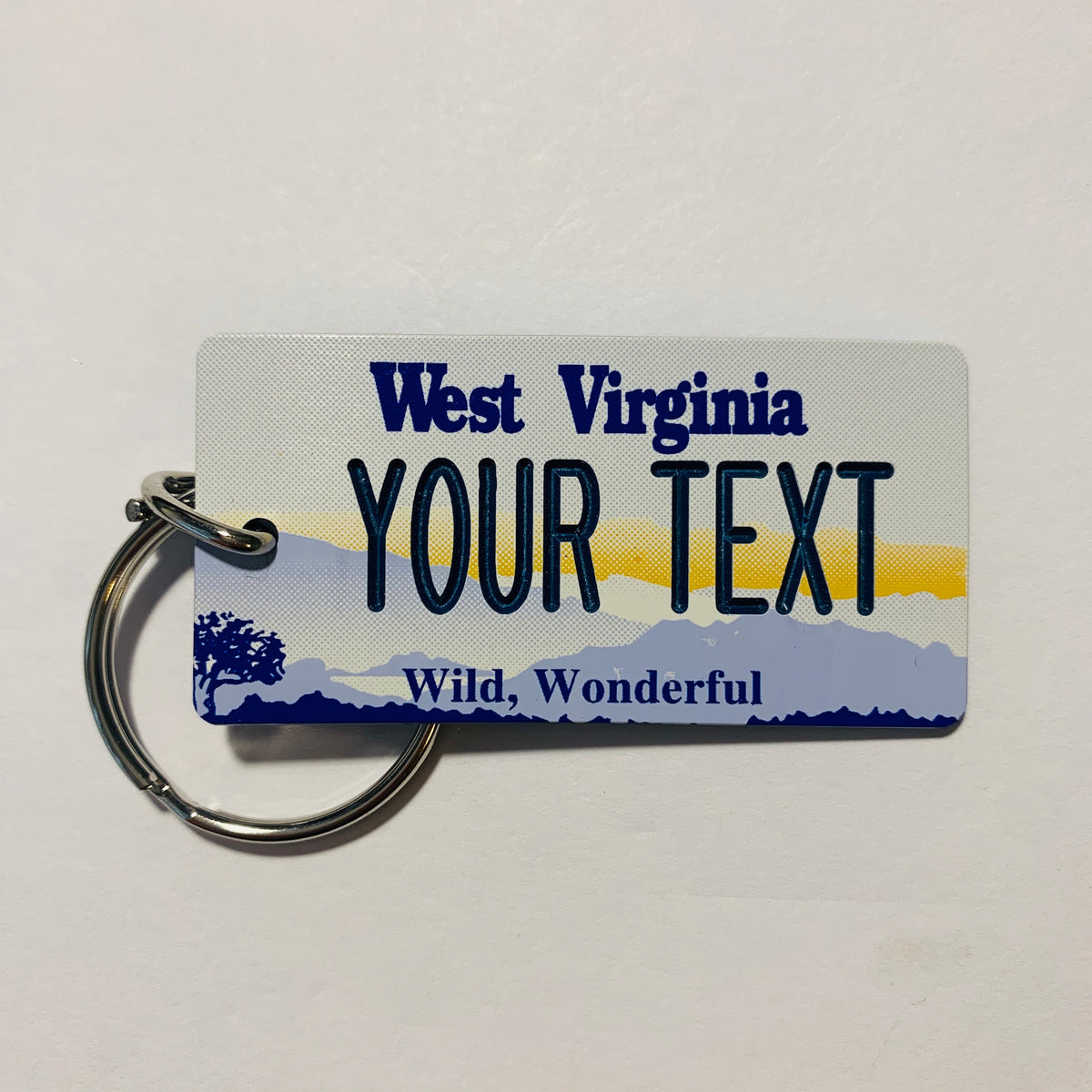 West Virginia License Plate Keychain – Cars & Keychains