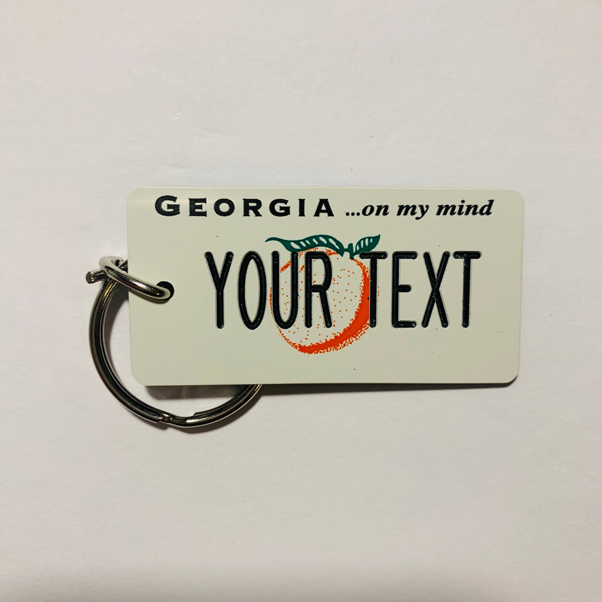 Georgia License Plate Keychain – Cars & Keychains