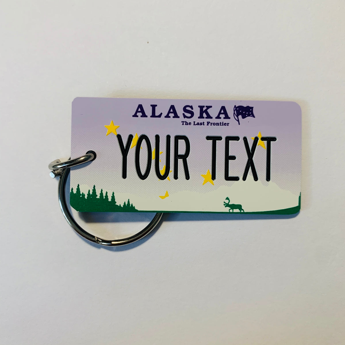 Alaska License Plate Keychain – Cars & Keychains