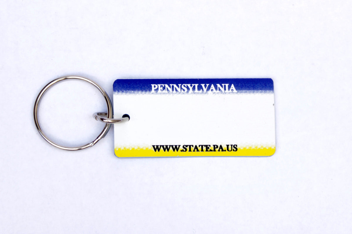 Pennsylvania License Plate Keychain – Cars & Keychains